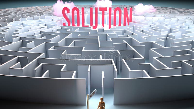 A Challenging and Complicated Path To Find and Obtain Solution Stock ...