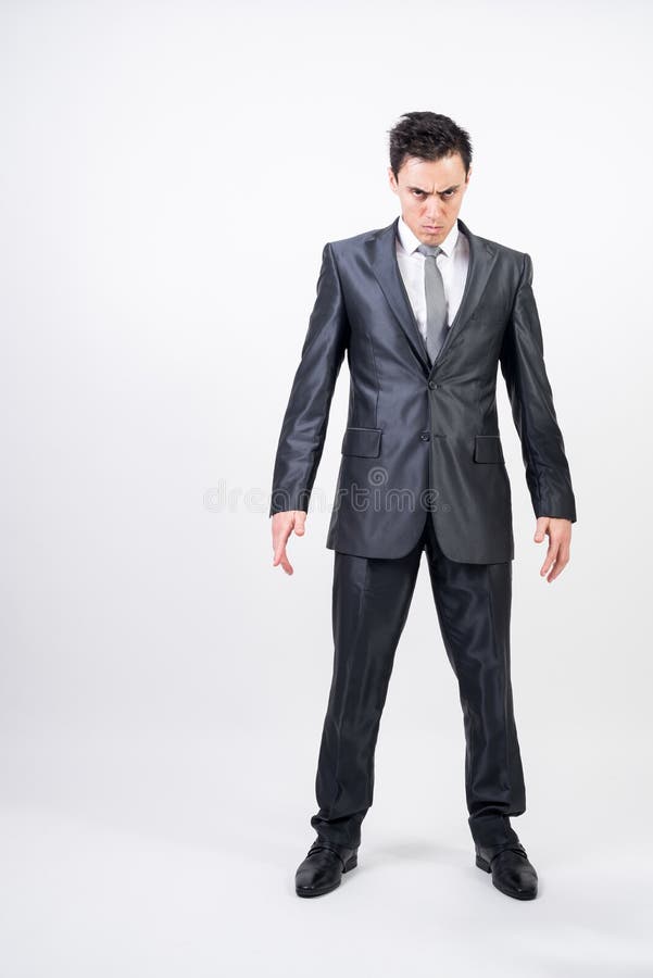 Challenging man stock photo. Image of white, beware - 178684998