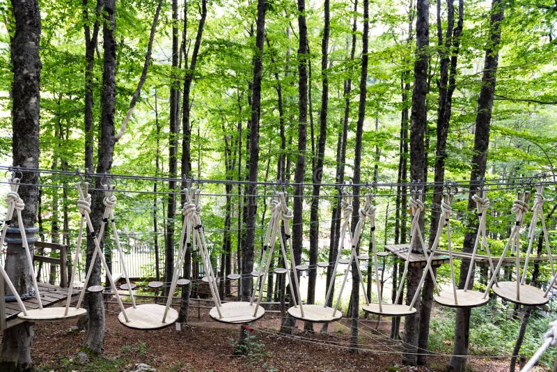 Obstacles on Suspended Bridge Path Concept for Problem Solving Stock ...