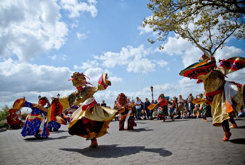 Cham dancers editorial photo. Image of exhibition, ladakh - 7079336
