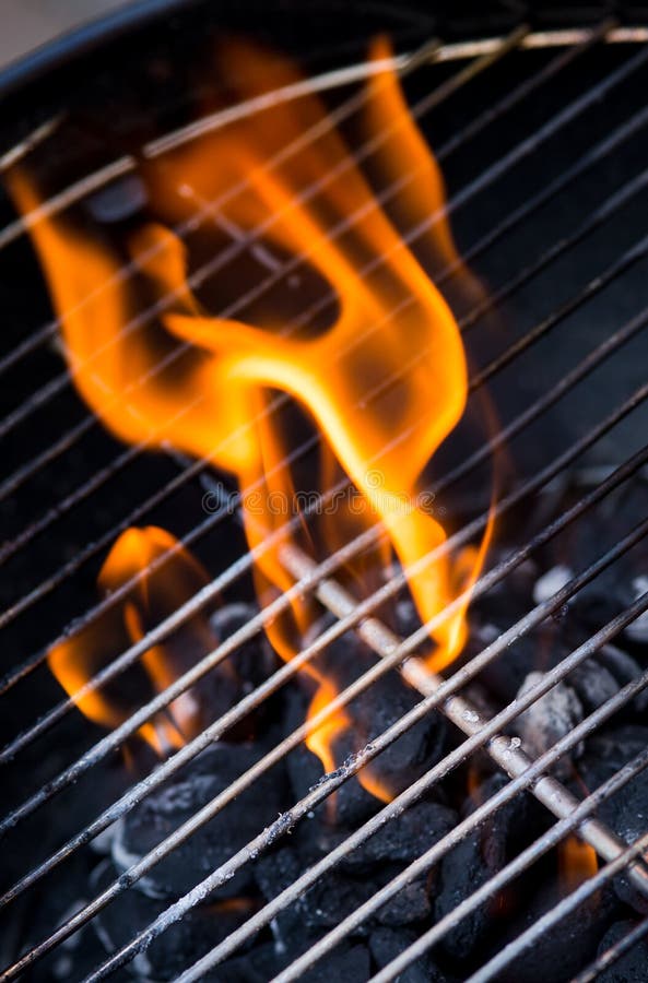 Chama da grade foto de stock. Imagem de chamejar, calor - 31497538