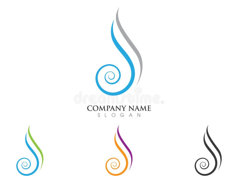 Chama Logo Template Do Fogo Ilustração do Vetor - Ilustração de ...