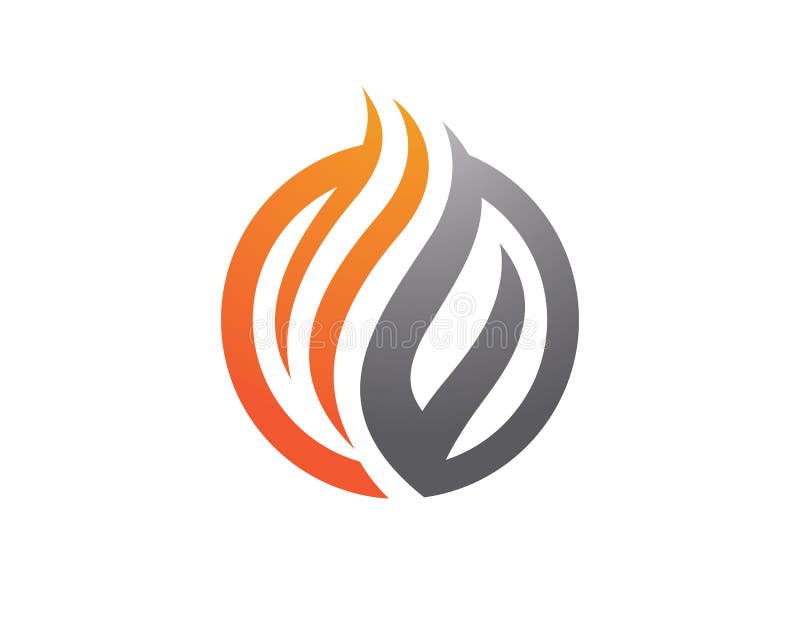 Chama Logo Template Do Fogo Ilustração do Vetor - Ilustração de tocha ...