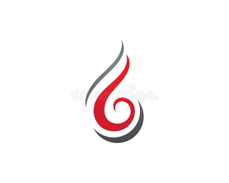 Chama Logo Template Do Fogo Ilustração do Vetor - Ilustração de moderno ...