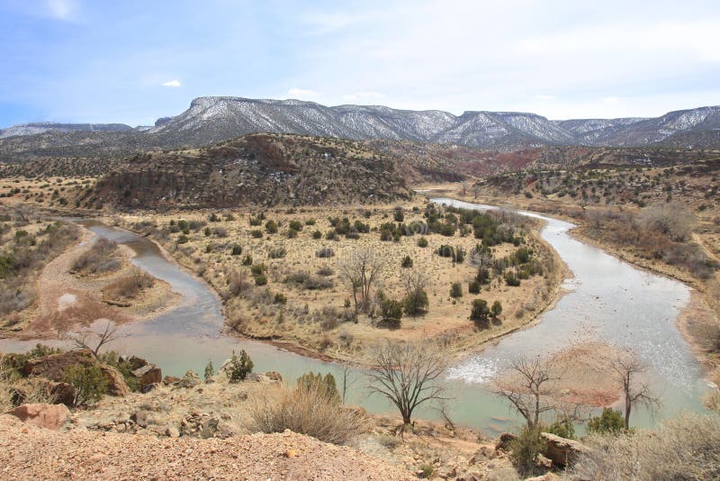 Rio Chama, New Mexico stock image. Image of scenic, river - 25928165