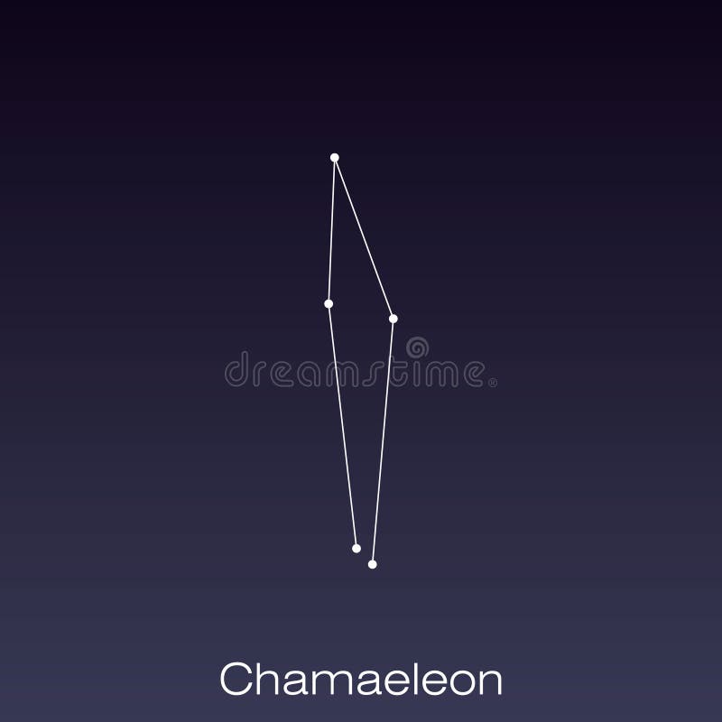 Constellation As it Can Be Seen by the Naked Eye Stock Illustration ...