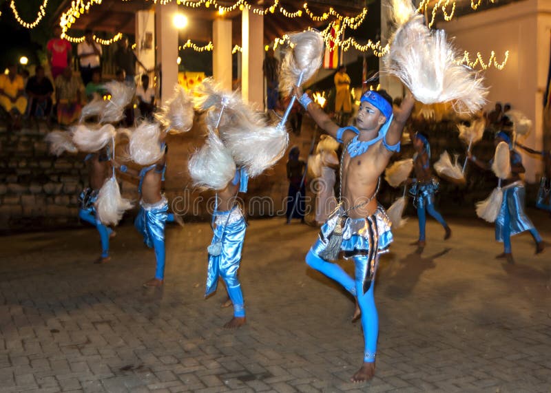 Chamara Dancers Perform Along the Streets of Kandy in Sri Lanka during ...