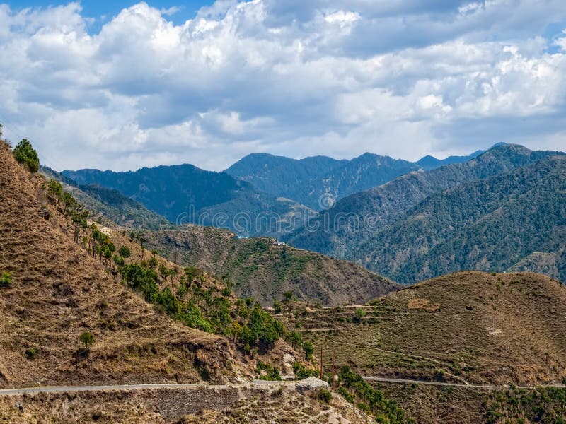 Chamba District Himachal Pradesh India Stock Photo - Image of slope ...