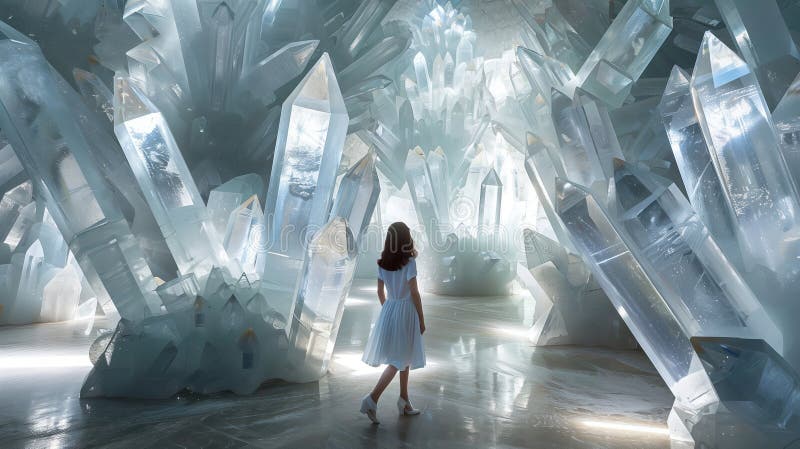 A Chamber Made Entirely of Crystal Stock Photo - Image of cultures ...