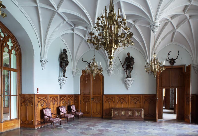 Chamber in Greatest Gothic Castle in Europe - Malbork Stock Photo ...