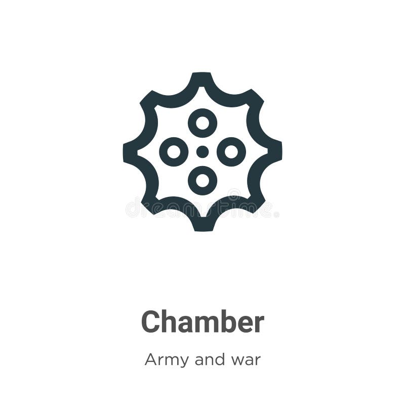Chamber Vector Icon on White Background. Flat Vector Chamber Icon ...