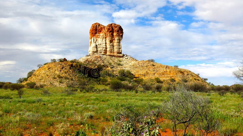 Chambers Pillar, Northern Territory, Australia Stock Image - Image of ...