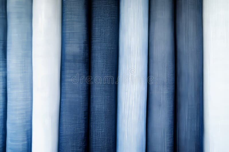 Chambray Blue Fluid Gradient, Blending Seamlessly with Soft White and ...