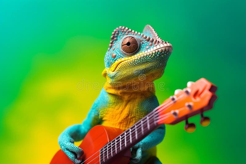 Lizard Musician Stock Illustrations – 144 Lizard Musician Stock ...