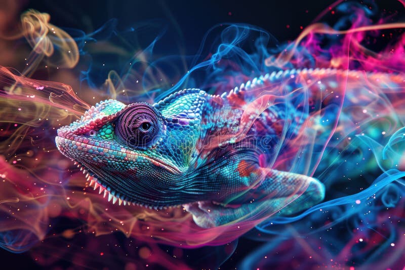 Chameleon Mid-Color Shift Illustrates Adaptability of Innovative Smart ...