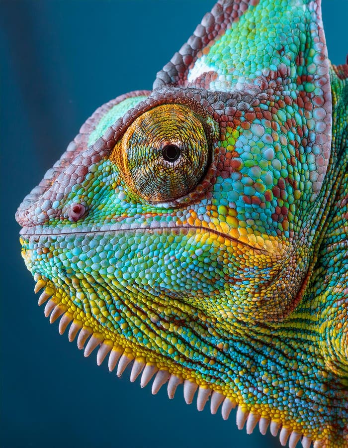 Chameleon Ps Work Background Looks Like Leather Surface Stock ...