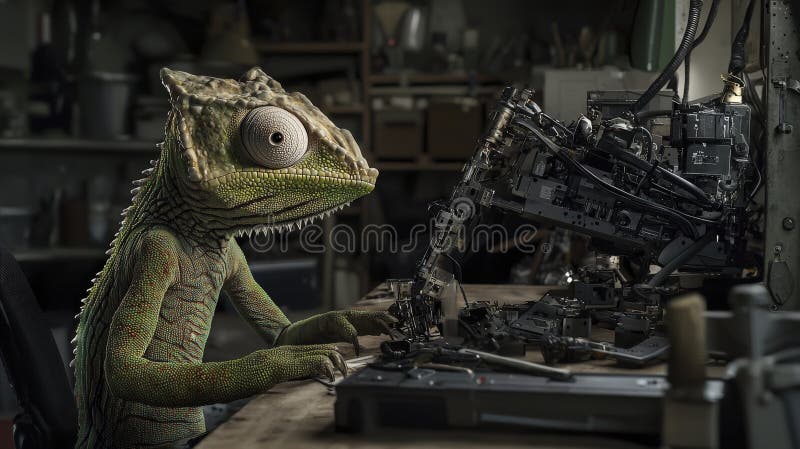 Chameleon Roboticist Stock Illustrations – 2 Chameleon Roboticist Stock ...