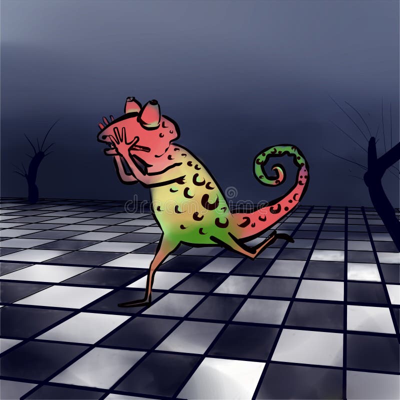 Shocked Chameleon Stock Illustrations – 3 Shocked Chameleon Stock ...