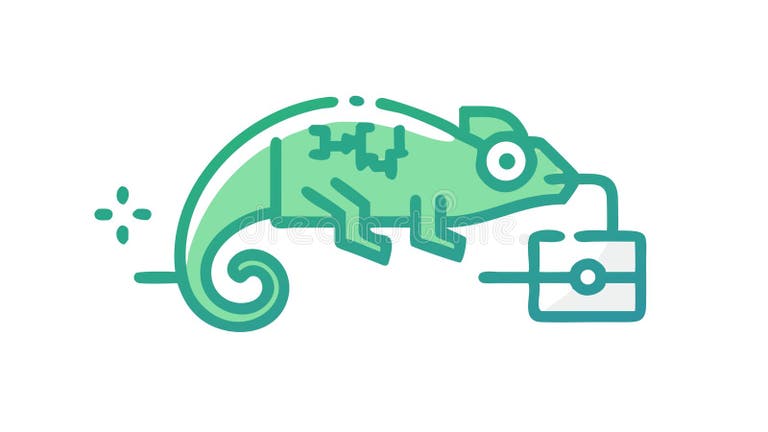 Chameleon Tech Integration, Adaptable AI, Biotech, Vector Design ...