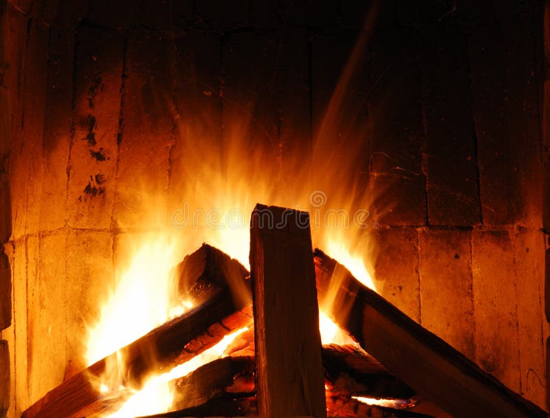 Chaminé imagem de stock. Imagem de luxo, decorar, noite - 6801569