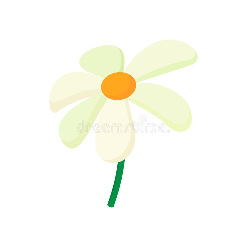 Chamomile Icon, Cartoon Style Stock Illustration - Illustration of ...