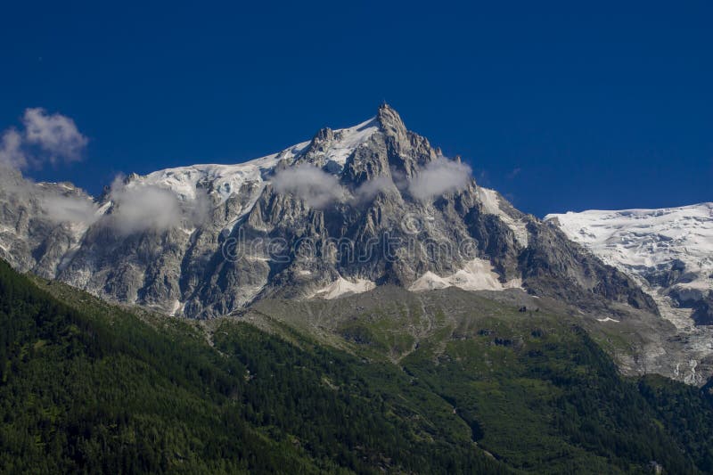 Chamonix mountain views stock photo. Image of climb - 271328926