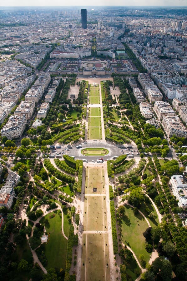Champ de Mars stock image. Image of tree, city, france - 21609793