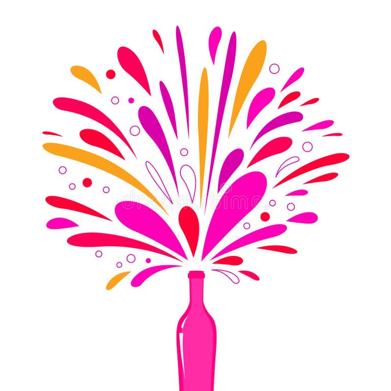 Champagne Spray Stock Illustrations – 2,158 Champagne Spray Stock ...