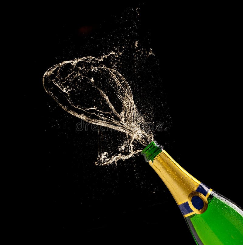 Champagne splash stock image. Image of spray, year, champagne - 35349557