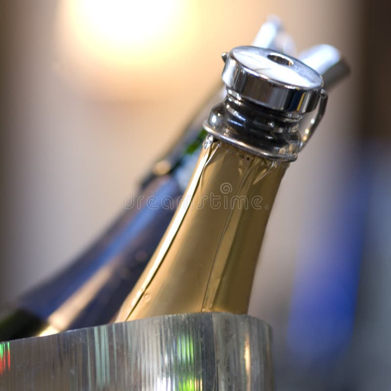 Champagne bottles stock image. Image of drink, alcohol - 5807339