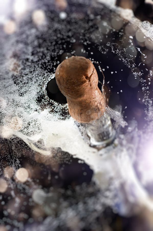 Champagne cork stock photo. Image of dark, holiday, drops - 22175792