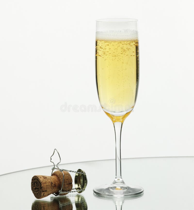 Champagne flute stock image. Image of glamorous, pour - 8159919