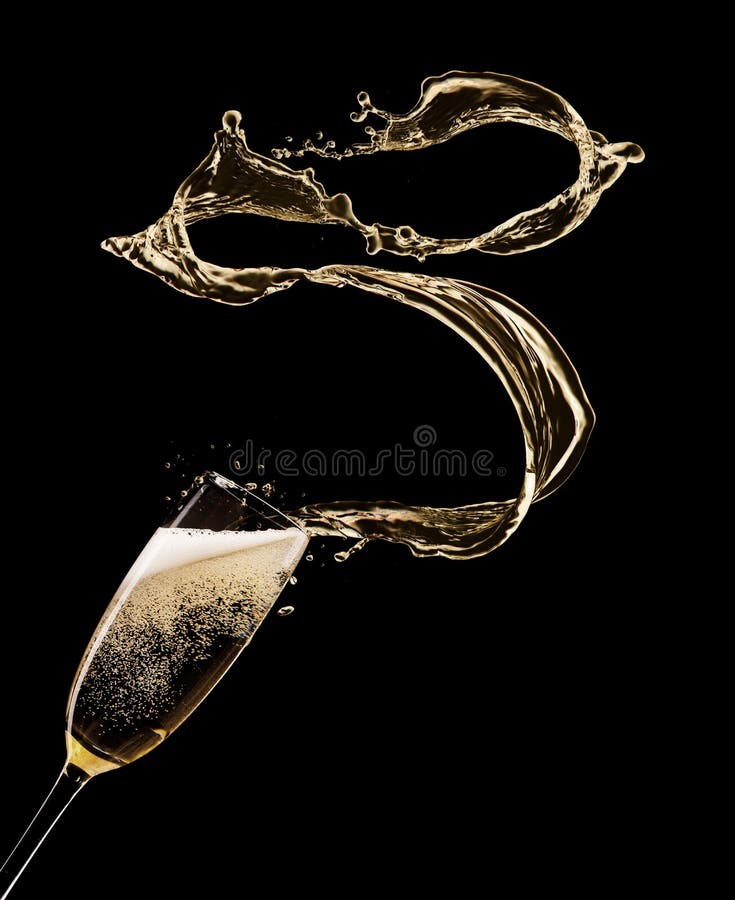 Champagne stock image. Image of vertical, splashing, celebration - 35348499