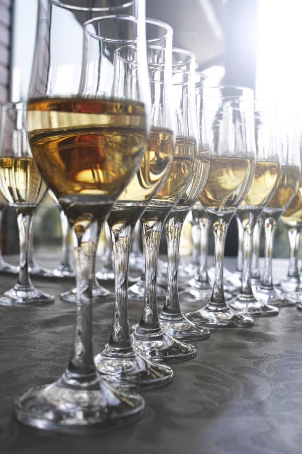 Champagne glasses stock image. Image of banquet, elegance - 42326331