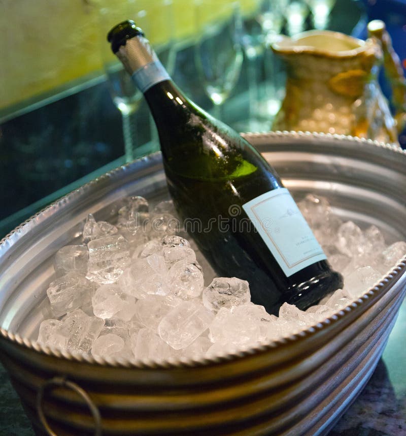 Pouring a champagne flute stock photo. Image of glamourous - 1456614