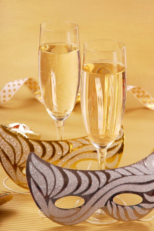 Champagne Celebration for the New Year Stock Image - Image of cheers ...