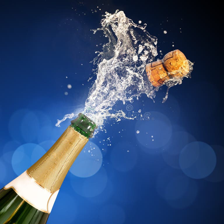 Champagne Popping Bottle stock image. Image of year, celebration - 37399481