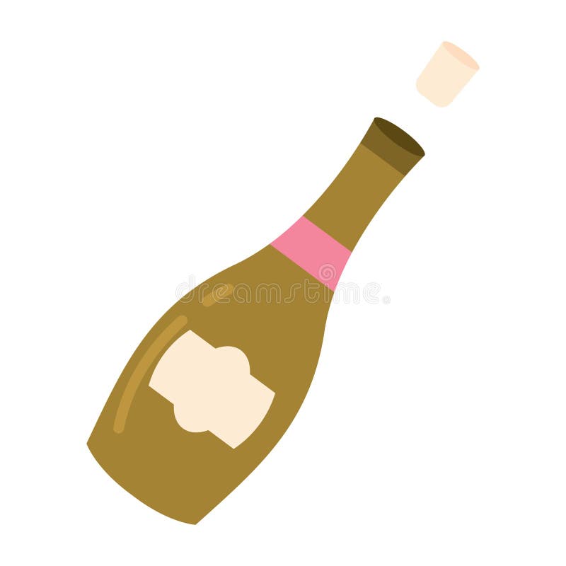 Champagne Popping Open. Vector Stock Vector - Illustration of open ...