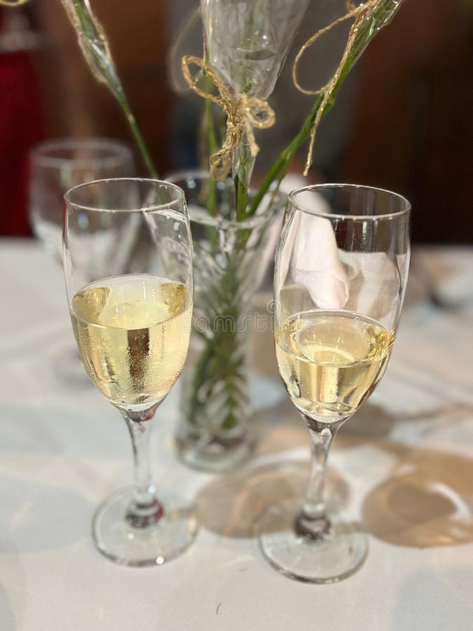 Champagne Toasts at an Elegant Dinner Stock Photo - Image of moments ...