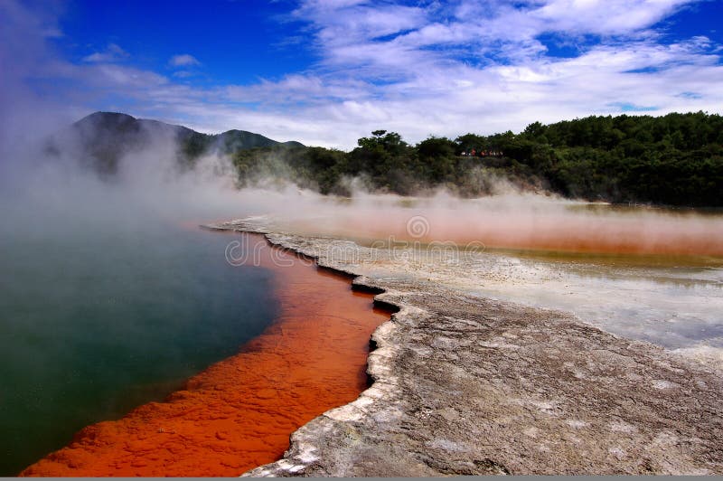 Champange lake stock photo. Image of smoke, color, flow - 8019056