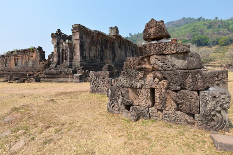 Champasak, Laos stock image. Image of temple, religion - 42065729