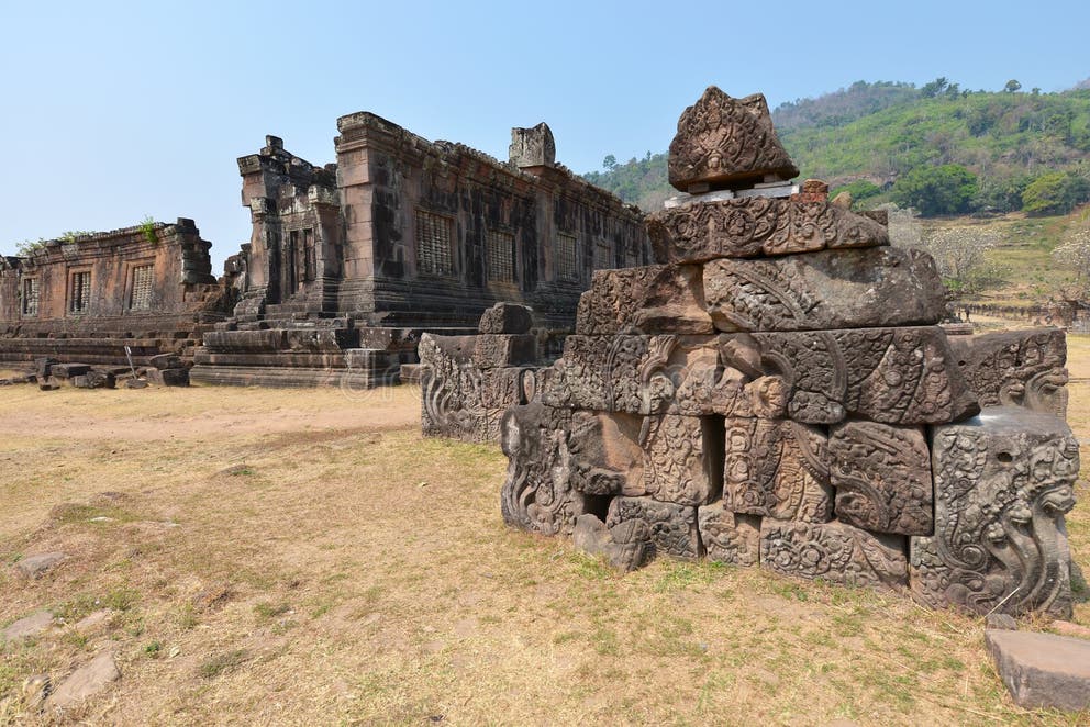 Champasak, Laos stock image. Image of temple, religion - 42065729