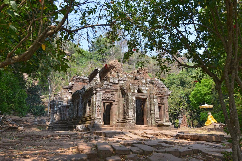 Champasak, Laos stock image. Image of vacation, religion - 42065983