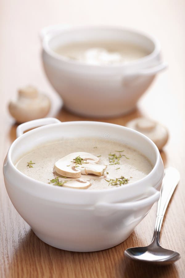 Champignon soup stock photo. Image of healthy, closeup - 18132688