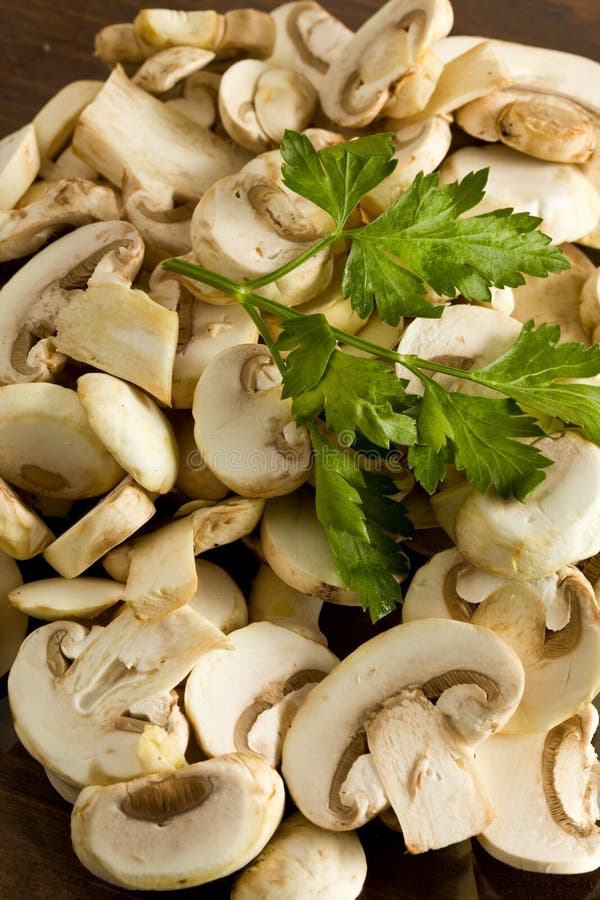 Champignons mushrooms stock photo. Image of recipe, organic - 14567052