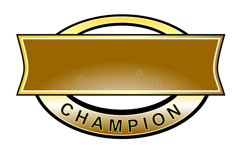 Champion belt stock vector. Illustration of crown, vector - 22651181
