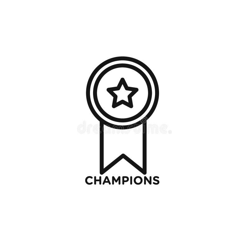 Champion Icon Vector Set Collection for Web Stock Vector - Illustration ...