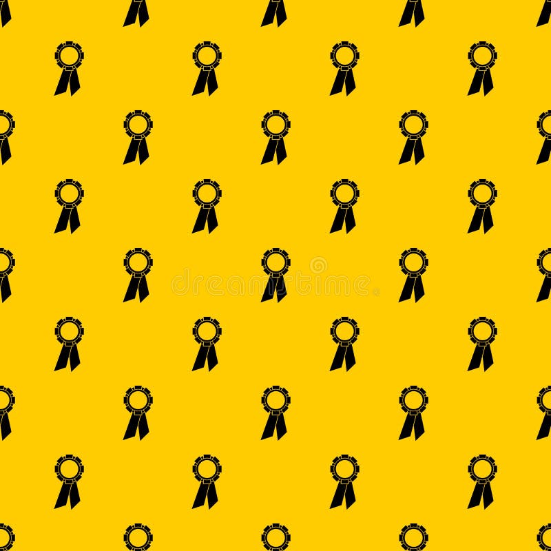 Champion Medal Pattern Vector Stock Vector - Illustration of geometric ...