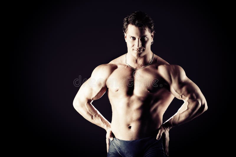 Champion figure stock photo. Image of good, flexing, caucasian - 50840662