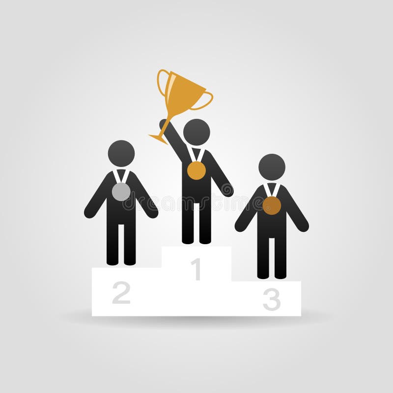 Champion De Pictogramme Stock Illustrations, Vecteurs, & Clipart ...